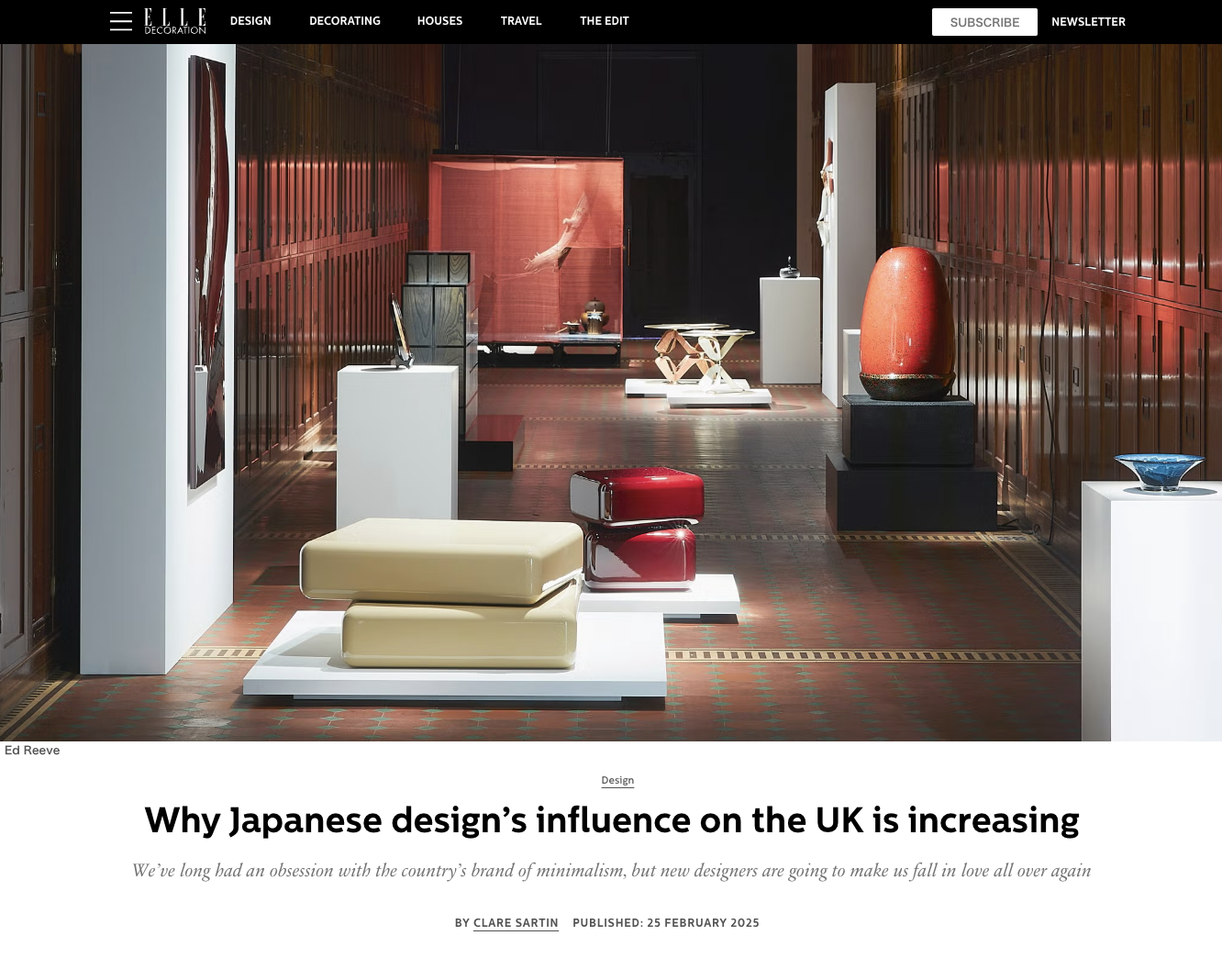 Craft x Tech Featured in ELLE Decoration UK │ Craft x Tech - Unifying ...